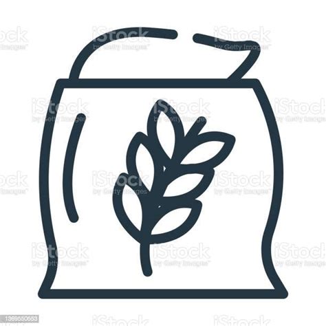 밀 얇은 라인 아이콘 음식 부엌 개념 고립 된 윤곽 기호에서 곡물 선형 아이콘 웹 디자인 및 앱에 대한 벡터 그림 기호 요소입니다 0명에 대한 스톡 벡터 아트 및 기타