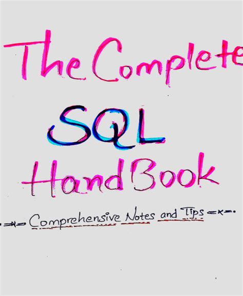The Complete Sql Handwritten Notes Handbook Pdf Download Ssc24