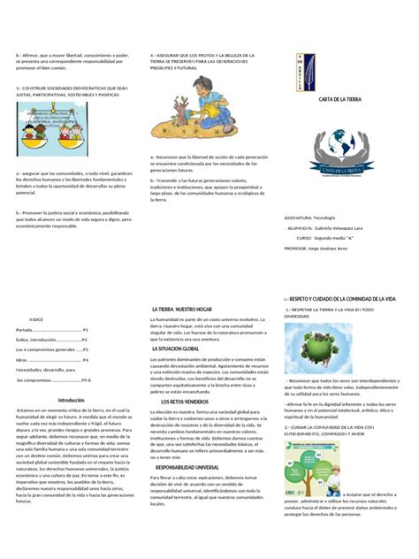 Carta De La Tierra Pdf