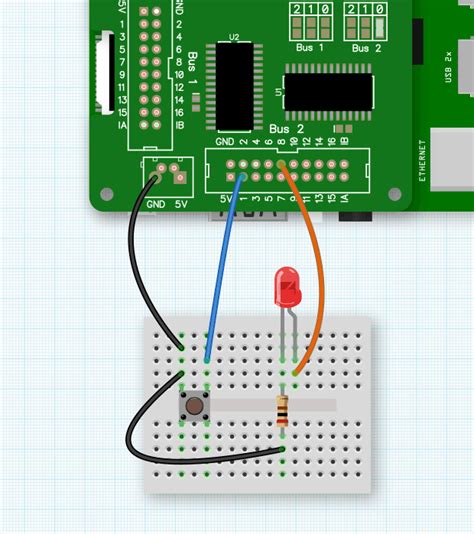 Reading A Button Input Using An IO Pi Plus