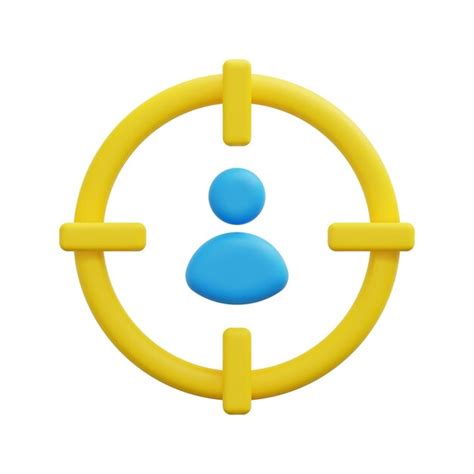 3d Doelpictogram Vector Geïsoleerd Op Witte Achtergrond 3d Seo En Marketing Concept Cartoon