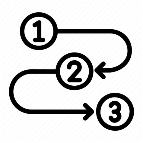 Steps Sequence Planning Dynamic Procedure Icon Download On Iconfinder