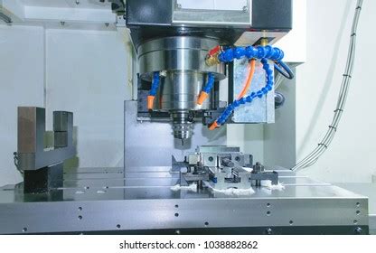 Cnc Milling Machine Process Mold Industry Stock Photo 1038882862 Shutterstock
