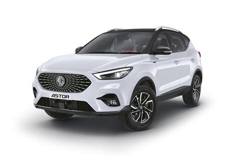 Mg Astor Super Mt In Dual Tone White And Black Cardekho