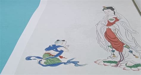 張大千敦煌臨摩觀音菩薩 十幅／8成新【楓紅林雨】 Yahoo奇摩拍賣