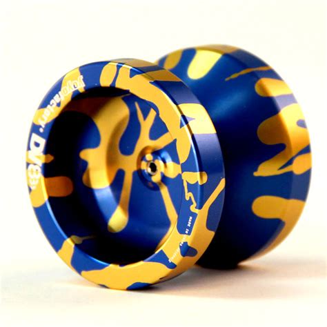 Yoyofactory Dv888 Yo Yo Blue With Gold Splash Ebay