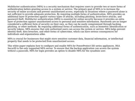 Overview Powerprotect Appliances Configuring And Enabling