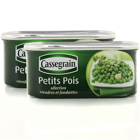Acheter Promotion Cassegrain Petits Pois Lot De Boites De G