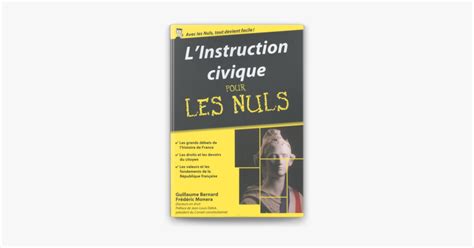 ‎linstruction Civique Pour Les Nuls édition Poche By Guillaume Bernard And Frédéric Monera On