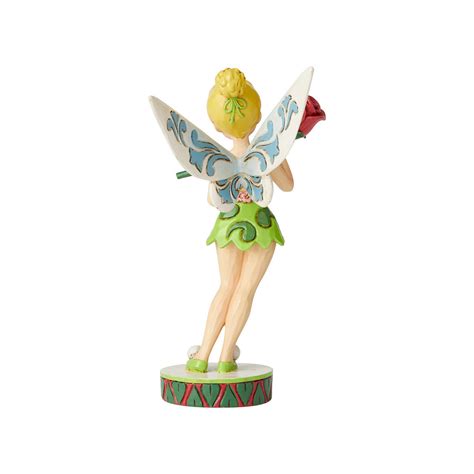 Jim Shore Disney Traditions Tinker Bell With Rose Figurine Sparkle Castle