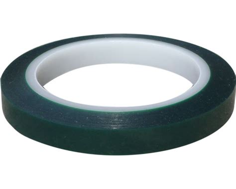 Ruban adhésif haute température Vert 12 mm x 33 ml
