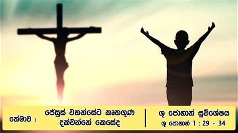 තේමාව ජේසුස් වහන්සේට කෘතගුණ දක්වන්නේ කෙසේද ශු ජොහාන් 1 29 34 Youtube