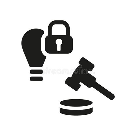 Intellectual Property Icon Trendy Intellectual Property Logo Co Stock