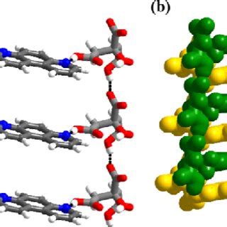 A Ladder Type Arrangement Formed In The Crystal Structure B Download Scientific Diagram