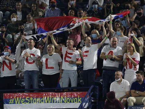Fans Show Novak Djokovic Love At Us Open In Absentia Latest Sports