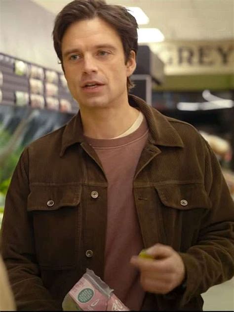 Movie Fresh Sebastian Stan Brown Corduroy Jacket New American Jackets