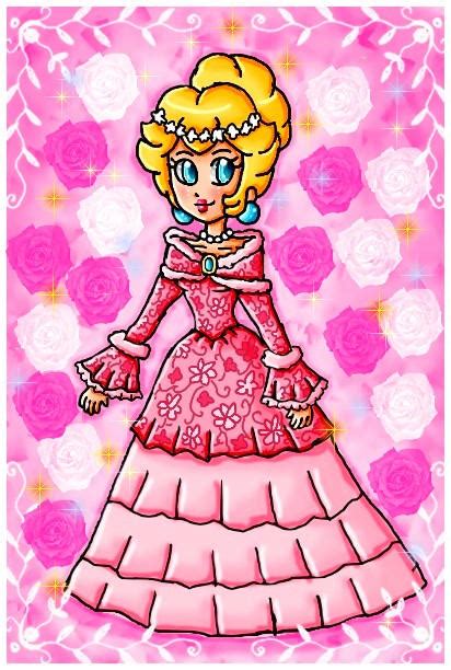 Peach Lovely Dress By Goddessprincesslulu On Deviantart