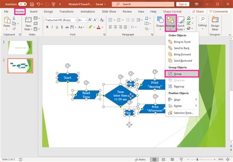 grouping objects computer applications for managers