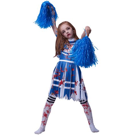 Zombie Cheerleader Costume For Girls