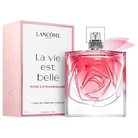 عطر لانکوم لاویه بل رز اکسترادینری زنانه ادو پرفیوم پاپریا