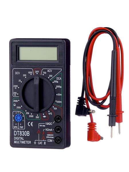 Мультиметр цифровой токоизмерительный Dt 830b Тестер электрический амперметр вольтметр