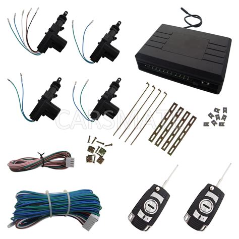 Universal Remote Central Door Lock System With Flip Key Remote Controls