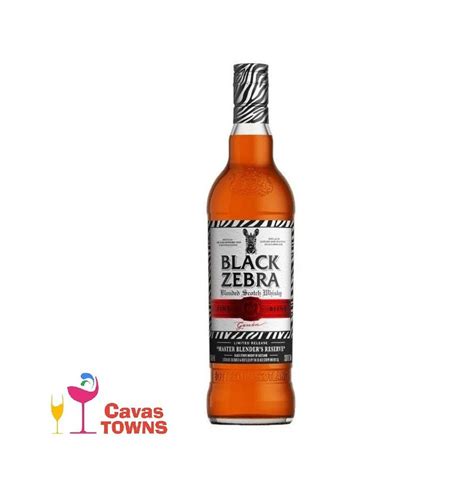 Whisky Black Zebra Master 700 Ml Cavas Towns