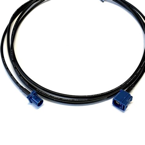 Fakra Code C Gps Blue Male To Female Rg174 Cable Extension 2m From Co