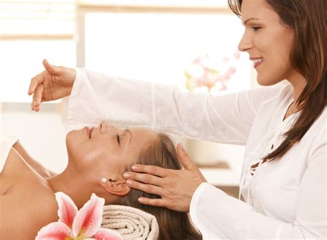 Relaxing Head Massage Stock Image Image Of Fresh Good 18506349