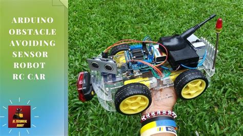 Rc Car How To Make Easy Arduino Obstacle Avoiding Robot With L293d Motor Shield Youtube
