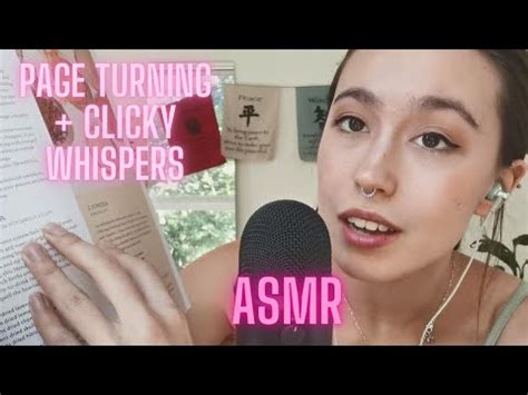 ASMR Unintelligible Whisper - Flipping through Magazine, Mic Brushing