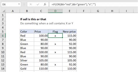 If Cell Is This OR That Excel Formula Exceljet