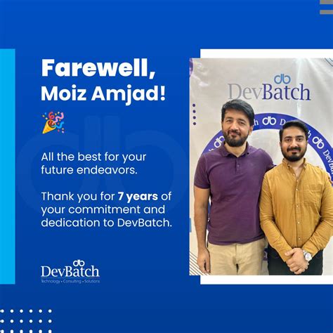 Devbatch On Linkedin Farewell Newbeginnings Thankyou Devbatch