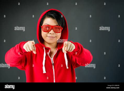 Female Model Attractive Woman On Plain Background With Copy Space