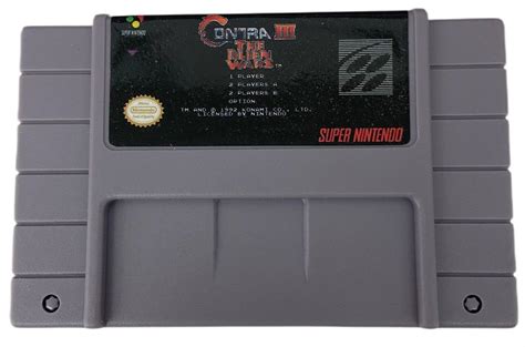 Картридж Игра для SNES Contra 3 The Alien Wars (PAL) - купить по ...