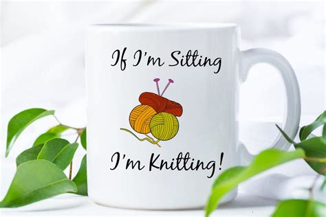 Knitting T If Im Sitting Im Knitting Etsy