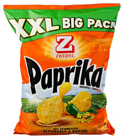 Zweifel Paprika Chips Xxl 380 G