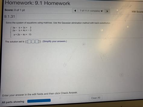 Solved Homework 9 1 Homework Score 0 Of 1 Pt 9 1 31 7 Of