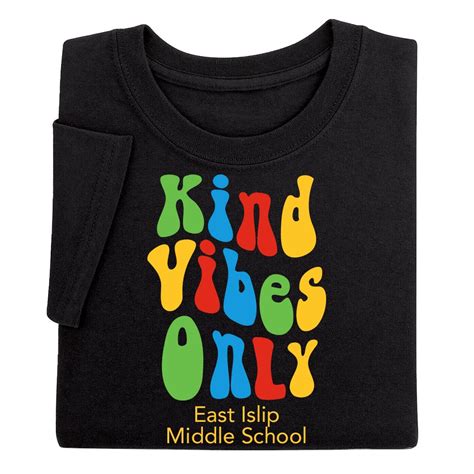 Kind Vibes Only Adult Short Sleeved T Shirt Silkscreened