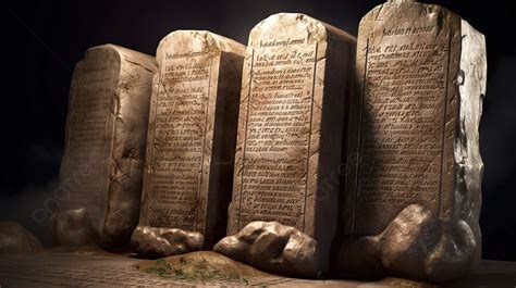 real ten commandments tablets