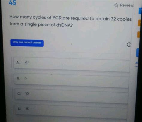 45 Review How Many Cycles Of PCR Are Required StudyX