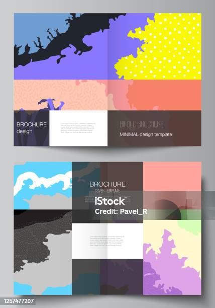 두 개의 A4 커버 모형 디자인 템플릿의 벡터 레이아웃은 이중 브로셔 전단지 커버 디자인 책 디자인 브로셔 커버를 위한 것입니다 일본어 패턴 템플릿 아시아 스타일의 풍경