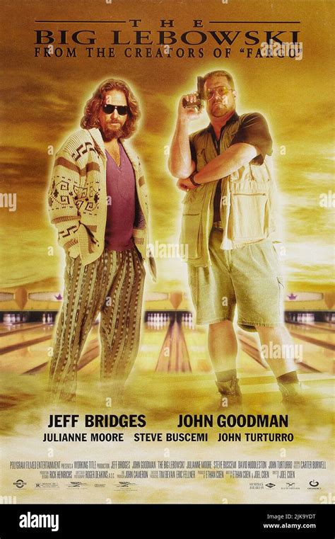 Jeff Bridges John Goodman Film The Big Lebowski USA UK 1998 Characters Jeffrey Lebowski