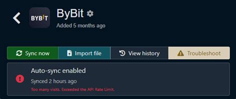 ByBit Sync Failing Koinly Support Koinly
