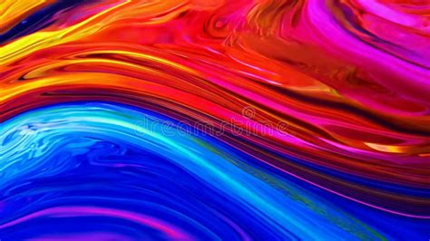 Colorful Abstract Background With Swirling Pattern Blending Vibrant Gradient Hues Into