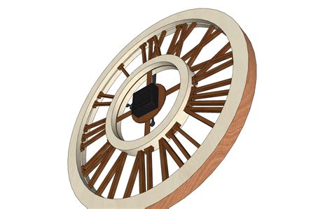 Stl File Watch Clock Watch Clock Casio Roman Numerals Plane Wall