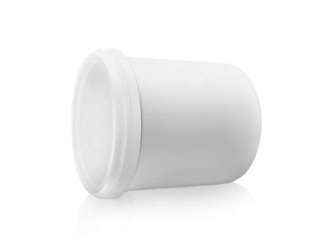 Premium PSD White Plastic Bucket Transparent Background