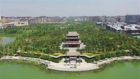 航拍视角看雄安新区地标性建筑的中式美学 凤凰网视频 凤凰网