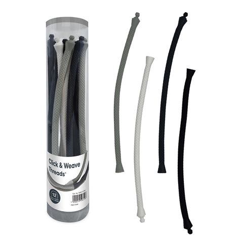 Click And Weave Threads Black And White Edushape