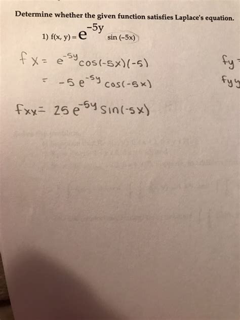 solved determine whether the given function satisfies